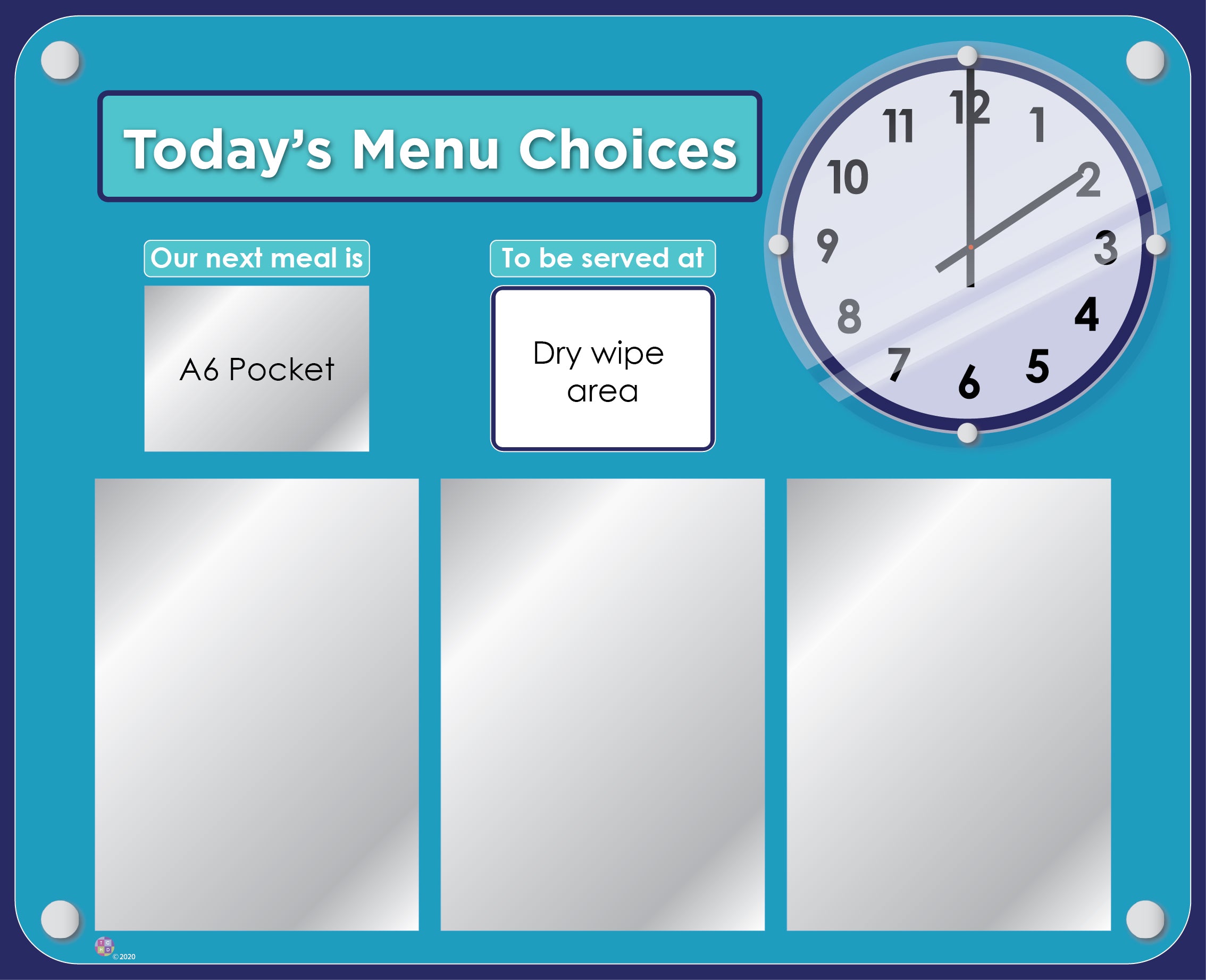 Pictorial Menu Display Board Timetable for Dementia Care Dining Rooms ...