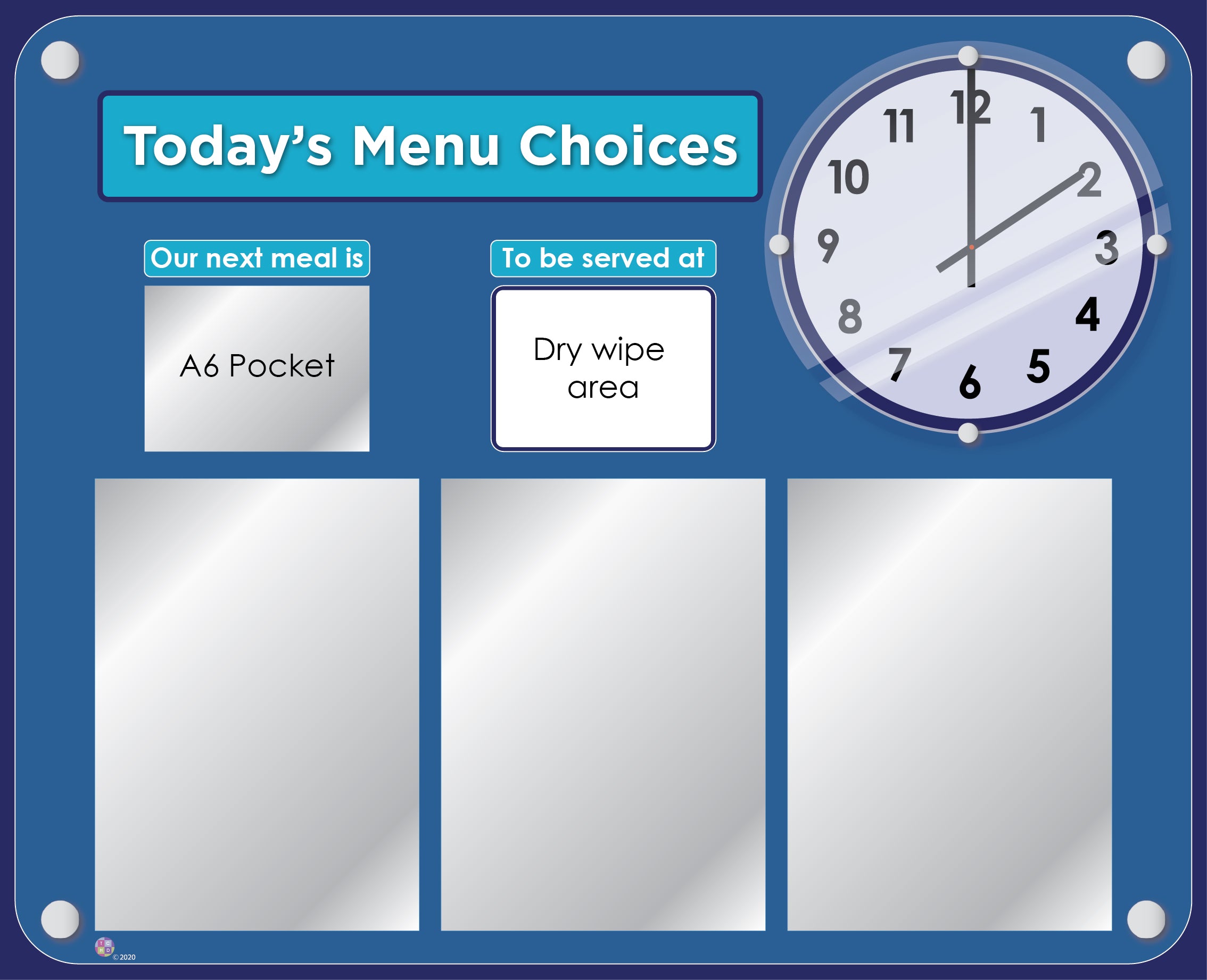 Pictorial Menu Display Board Timetable for Dementia Care Dining Rooms ...
